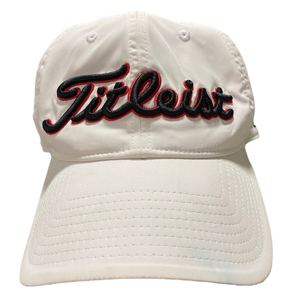 FootJoy | Accessories | Titleist Pro V Fj Footjoy White Red Adjustable ...